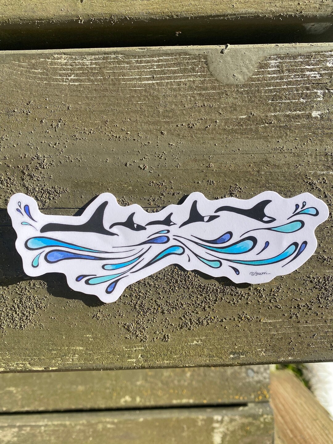 Orca Pod Vinyl Sticker - Etsy