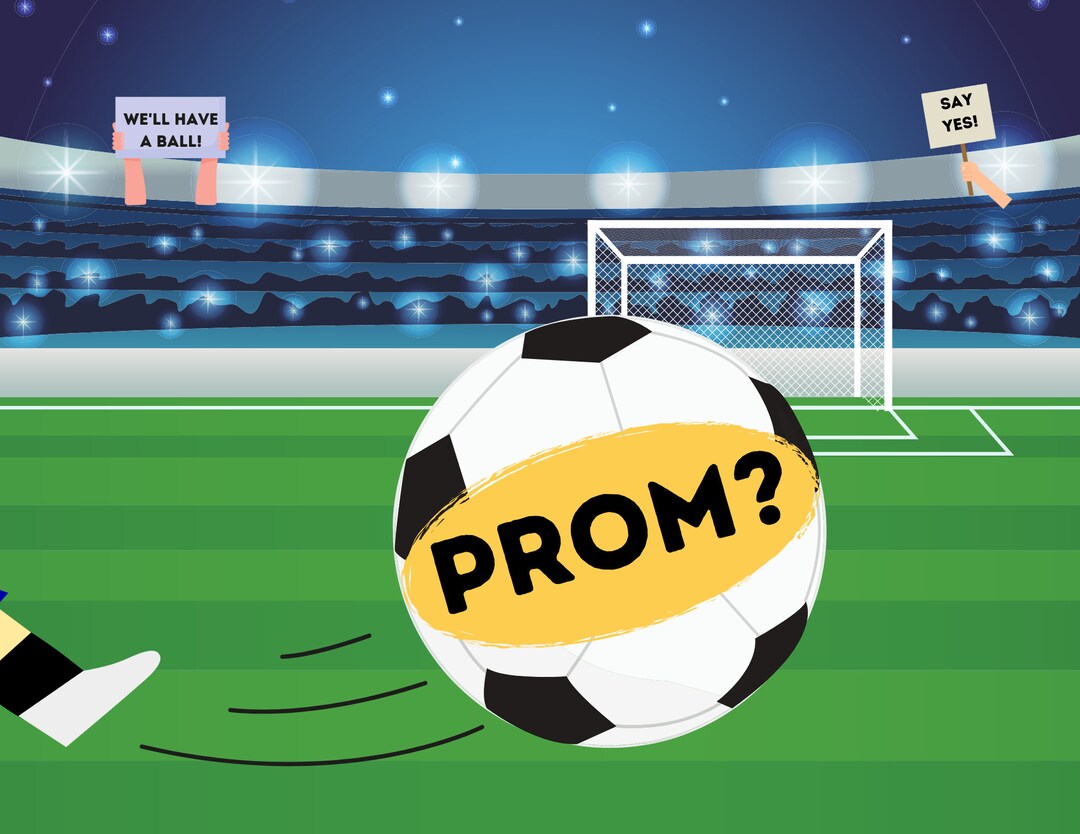 Soccer Promposal, Prom Posal, Sports Prom Proposal, Printable Promposal ...