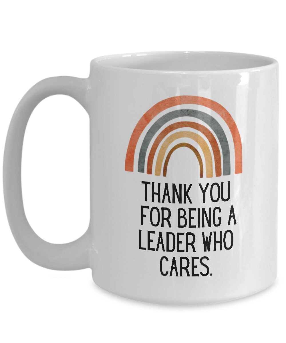Thank You to a Leader, Leader Coffee Cup, Leader Mug, Gift for Leader ...