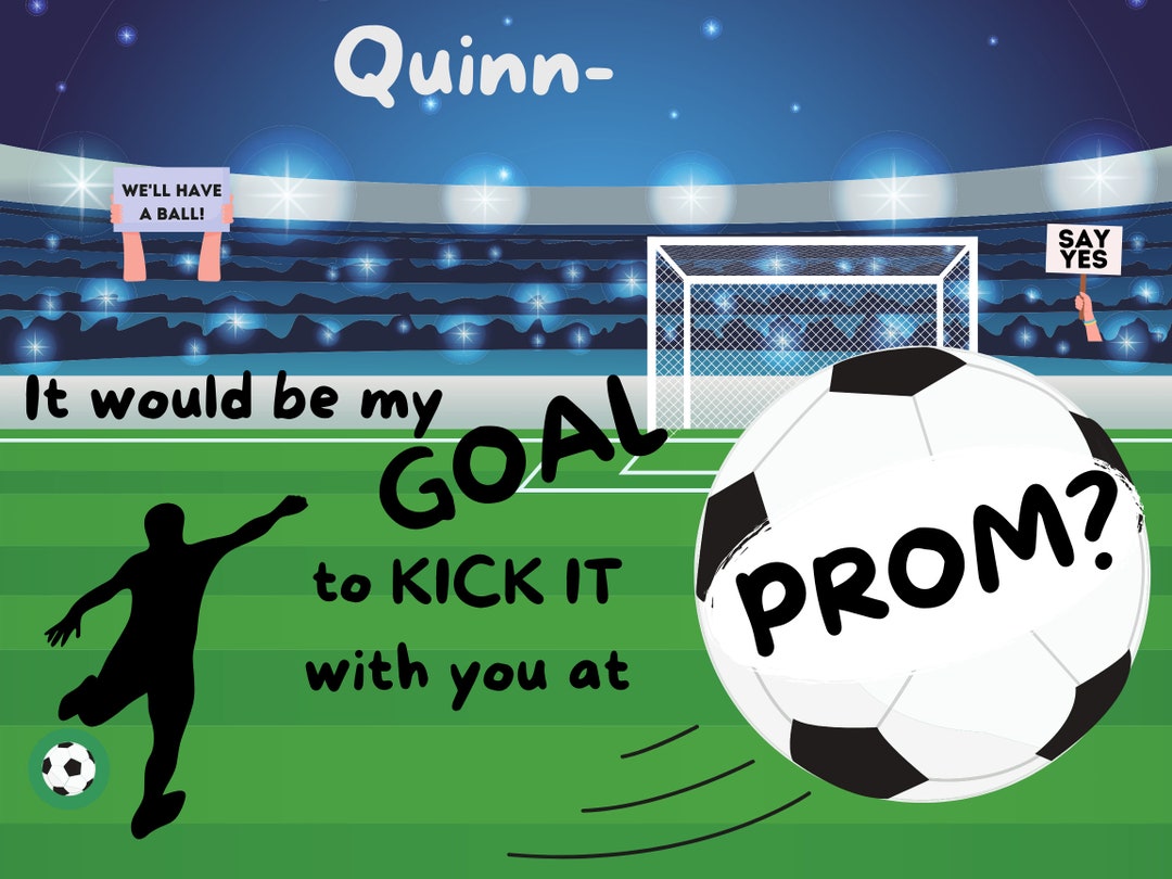 Personalized Soccer Promposal - Etsy