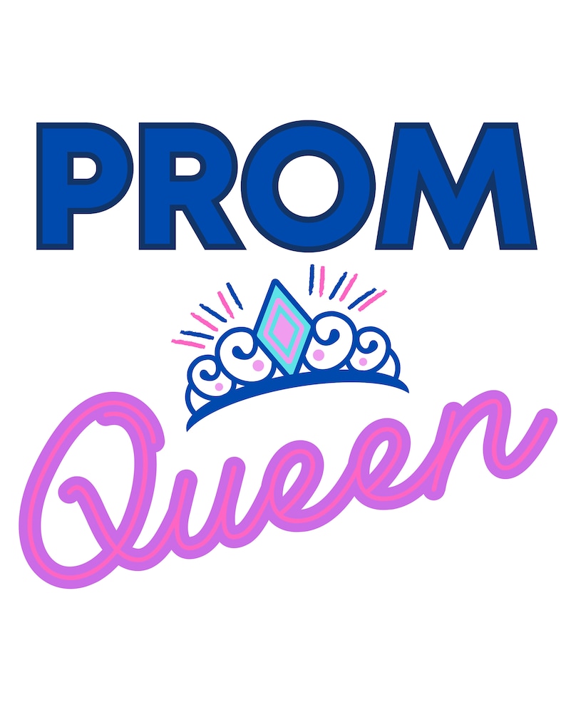 Prom Queen Svg, Downloadable Image File With Transparent Background for ...