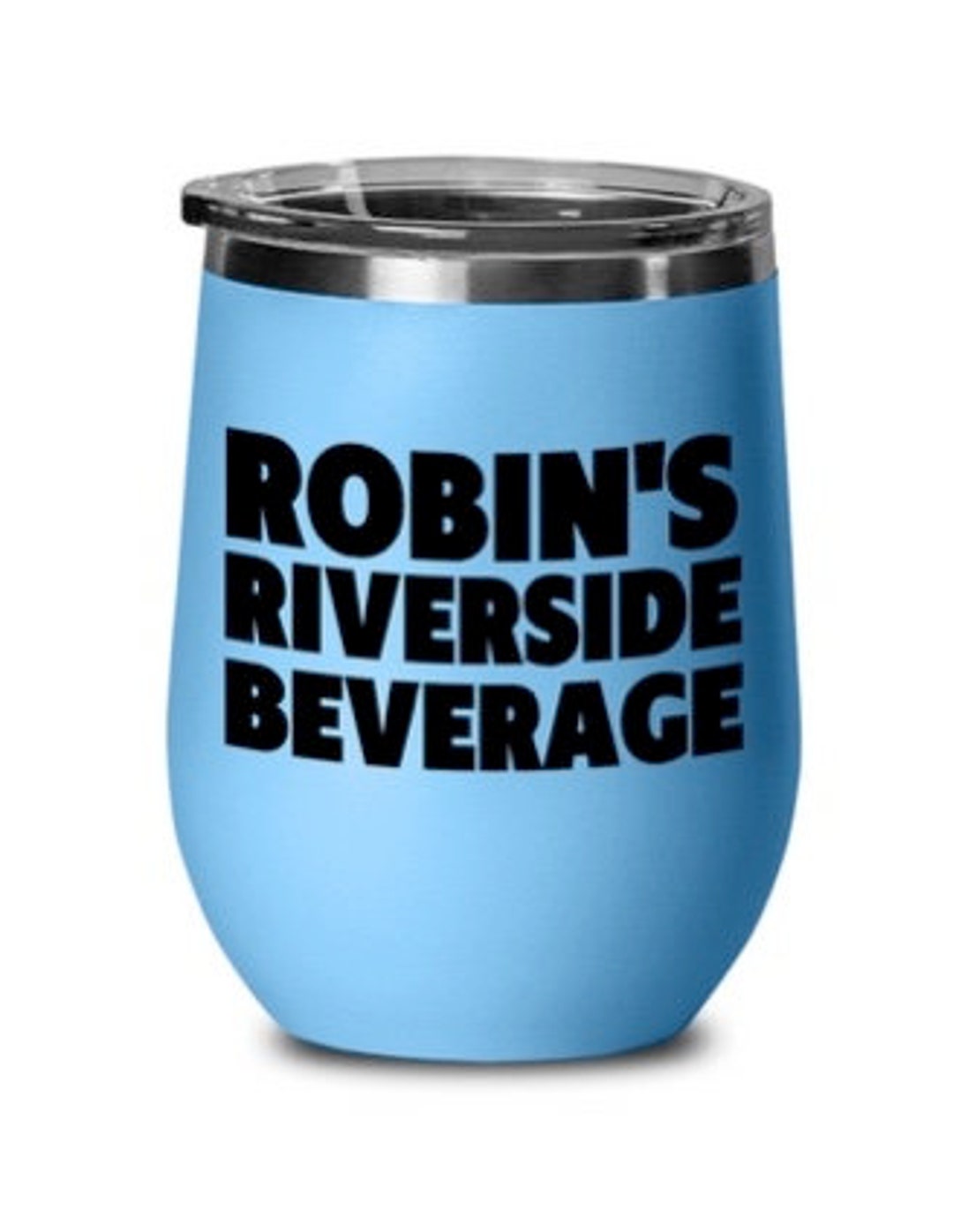 Personalized Wine Glass, Riverside Drink, Drink by the River, Gift for ...