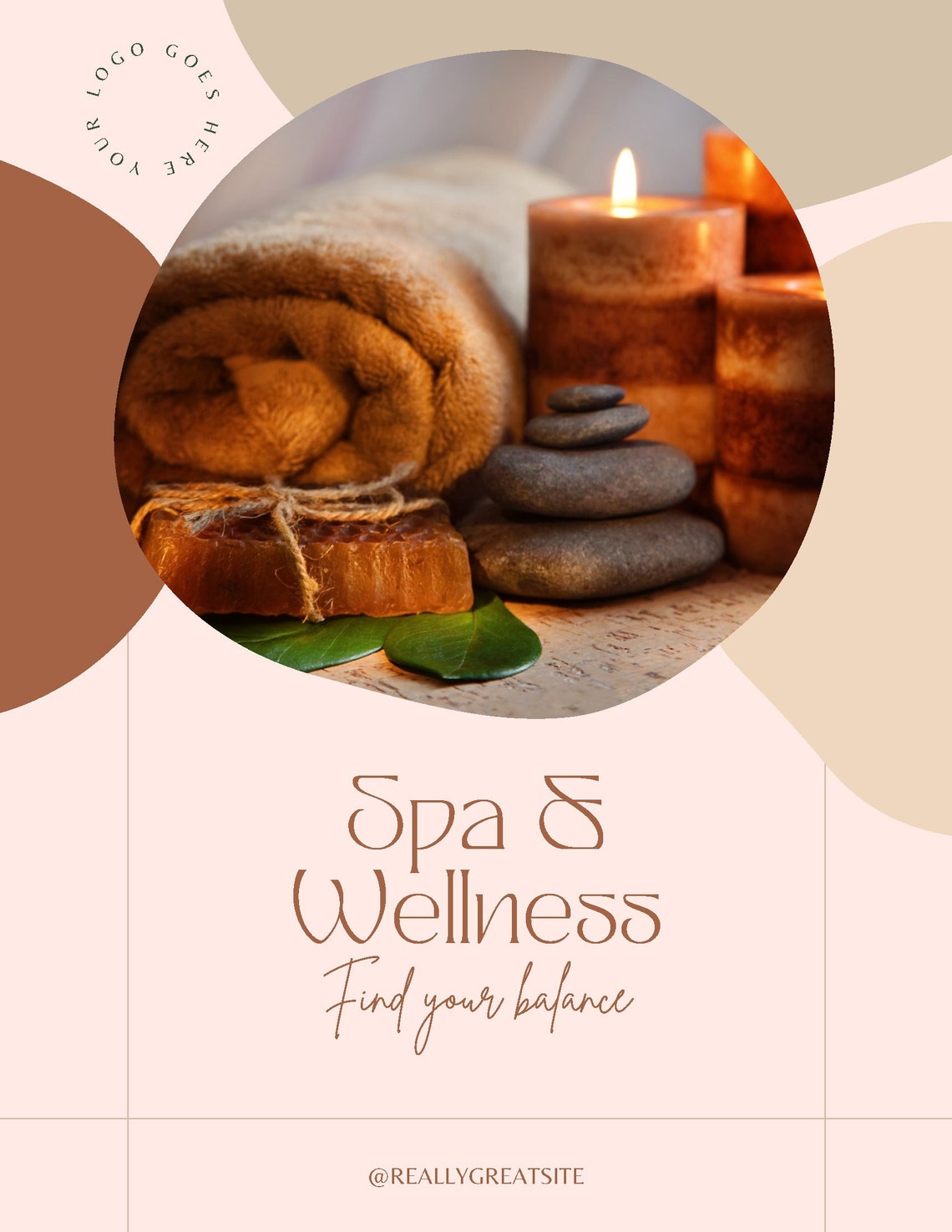 Spa Printable, Spa Flyer, Spa Digital Download, Customizable Download ...
