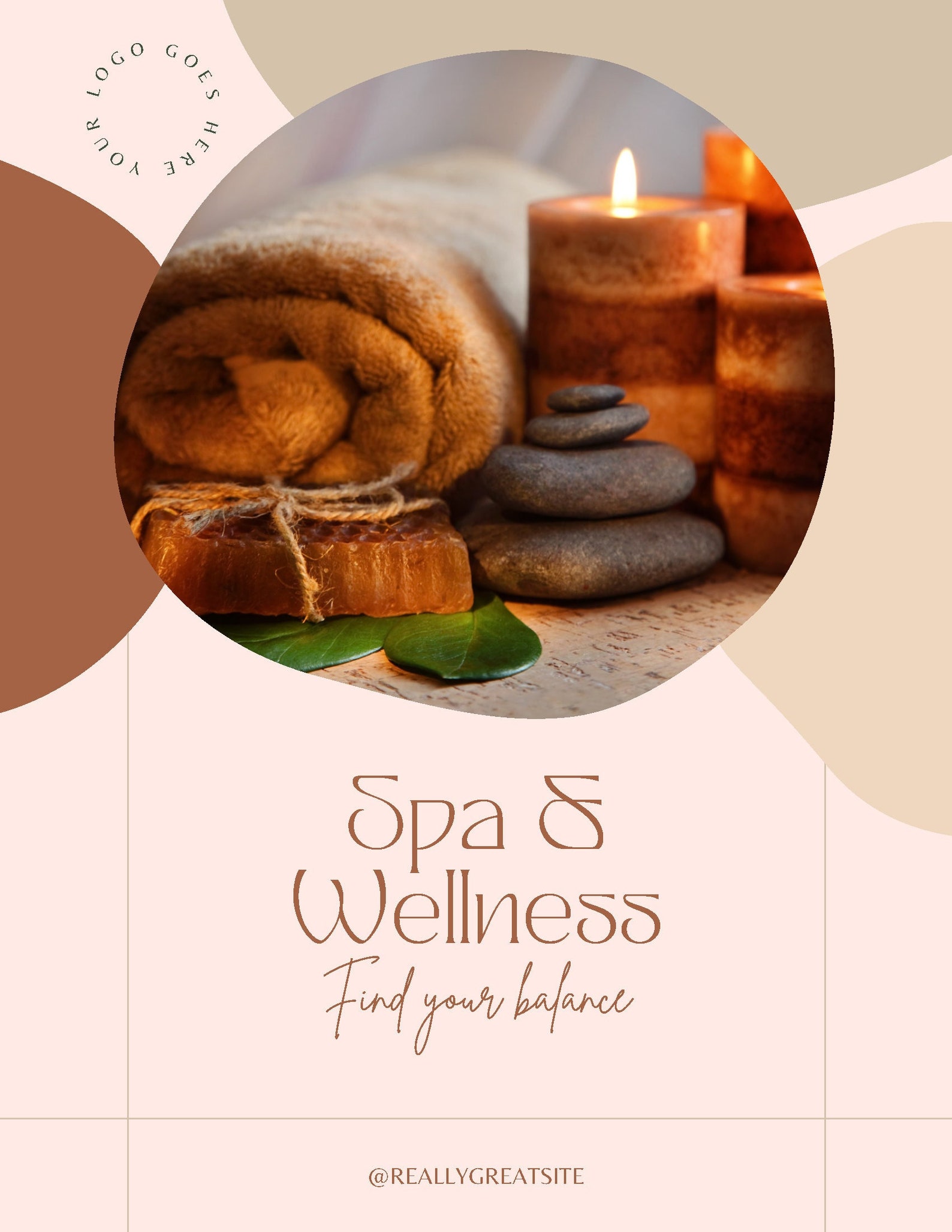 Spa Printable, Spa Flyer, Spa Digital Download, Customizable Download ...