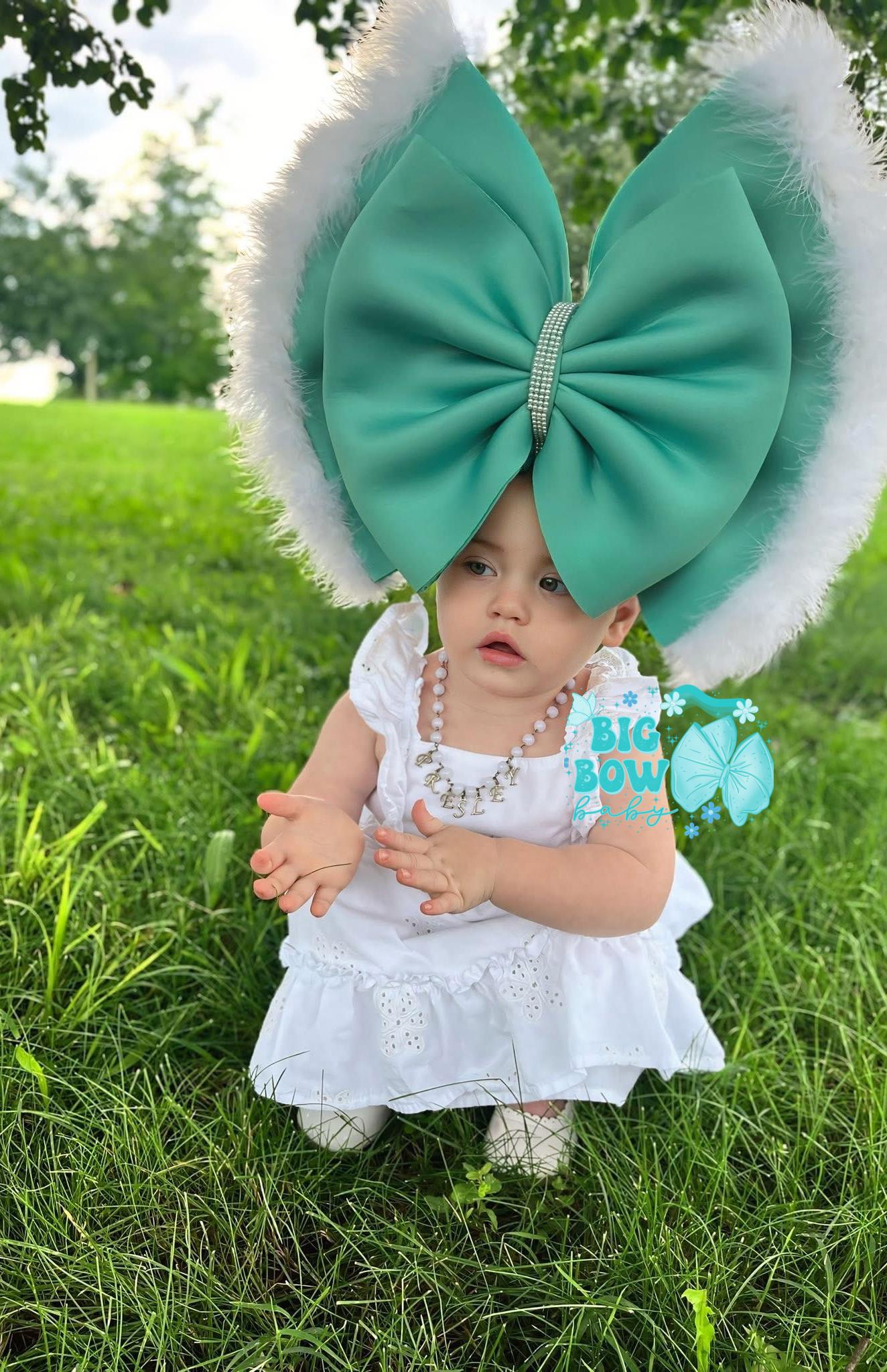 Christmas Baby Bow & Headwrap,cute Baby Holiday Accessories,baby Bow ...