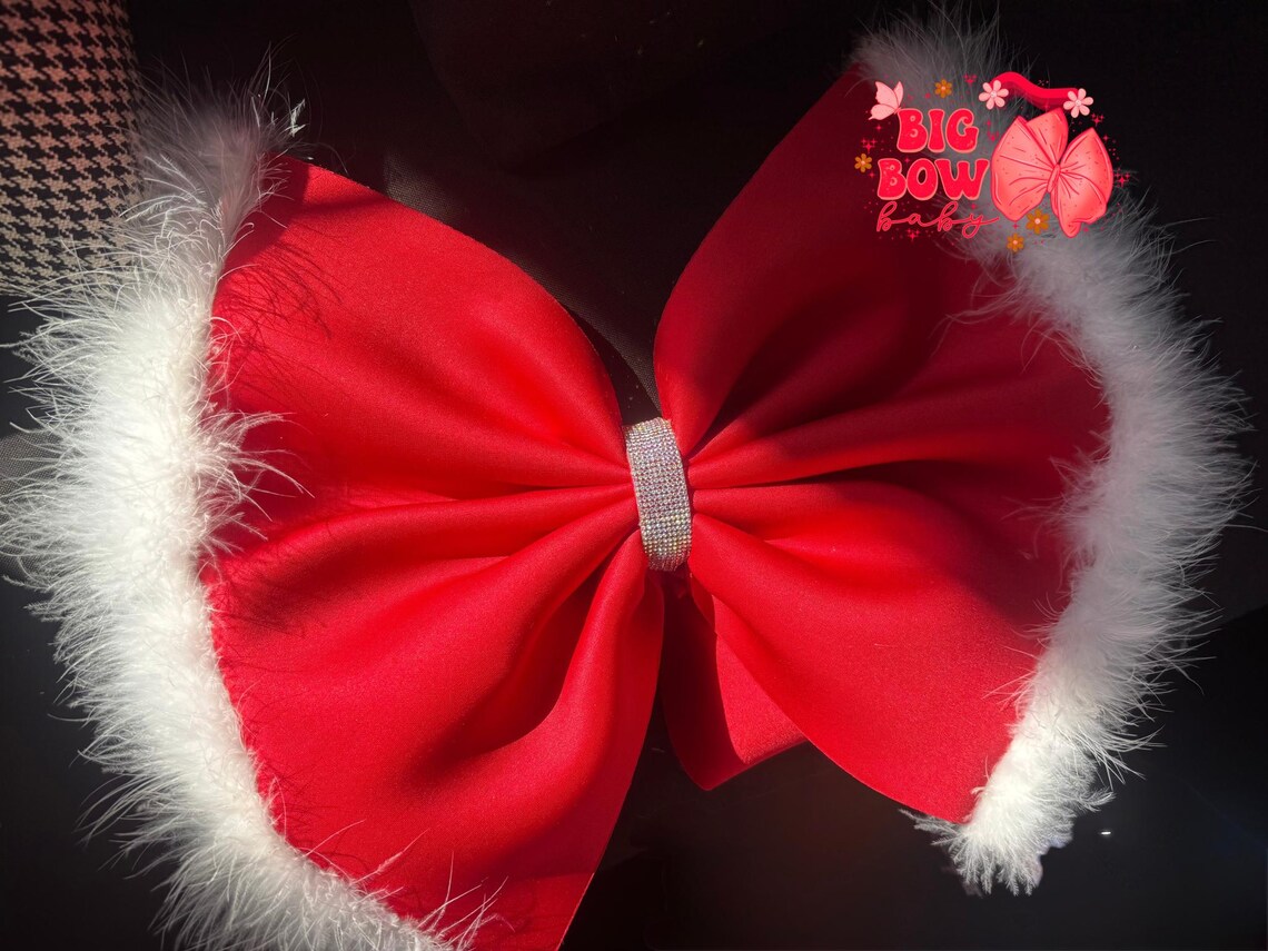 Christmas Baby Bow & Headwrap,cute Baby Holiday Accessories,baby Bow ...