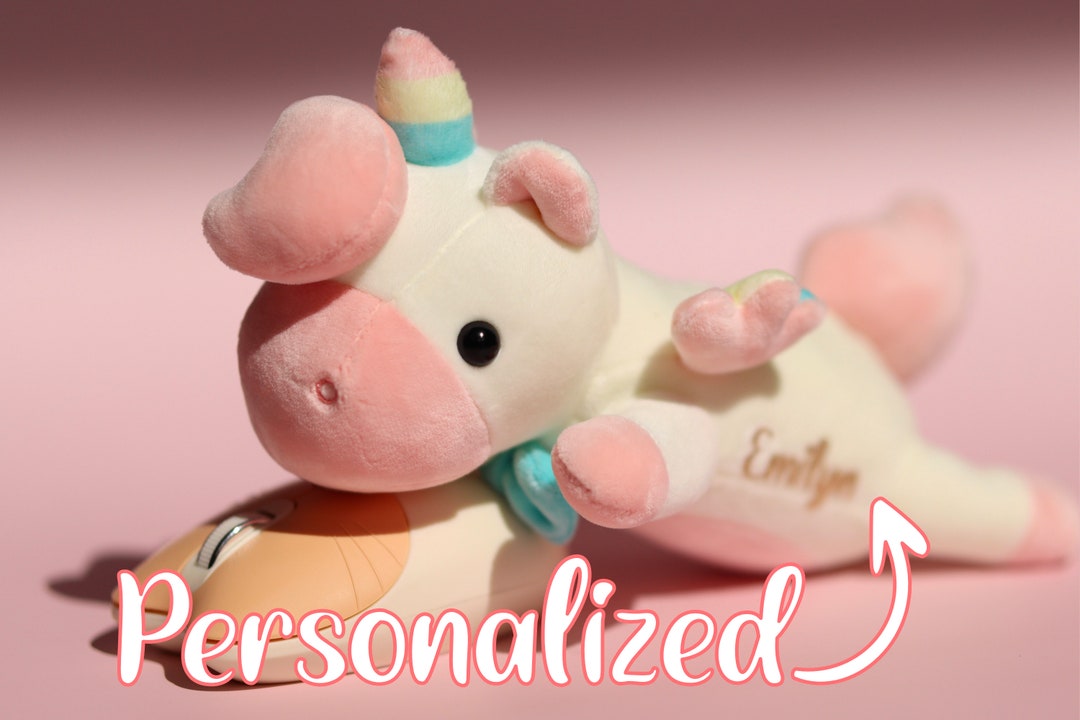 PERSONALIZED Plush Wrist Support, Cute Unicorn, Custom Office, Co ...