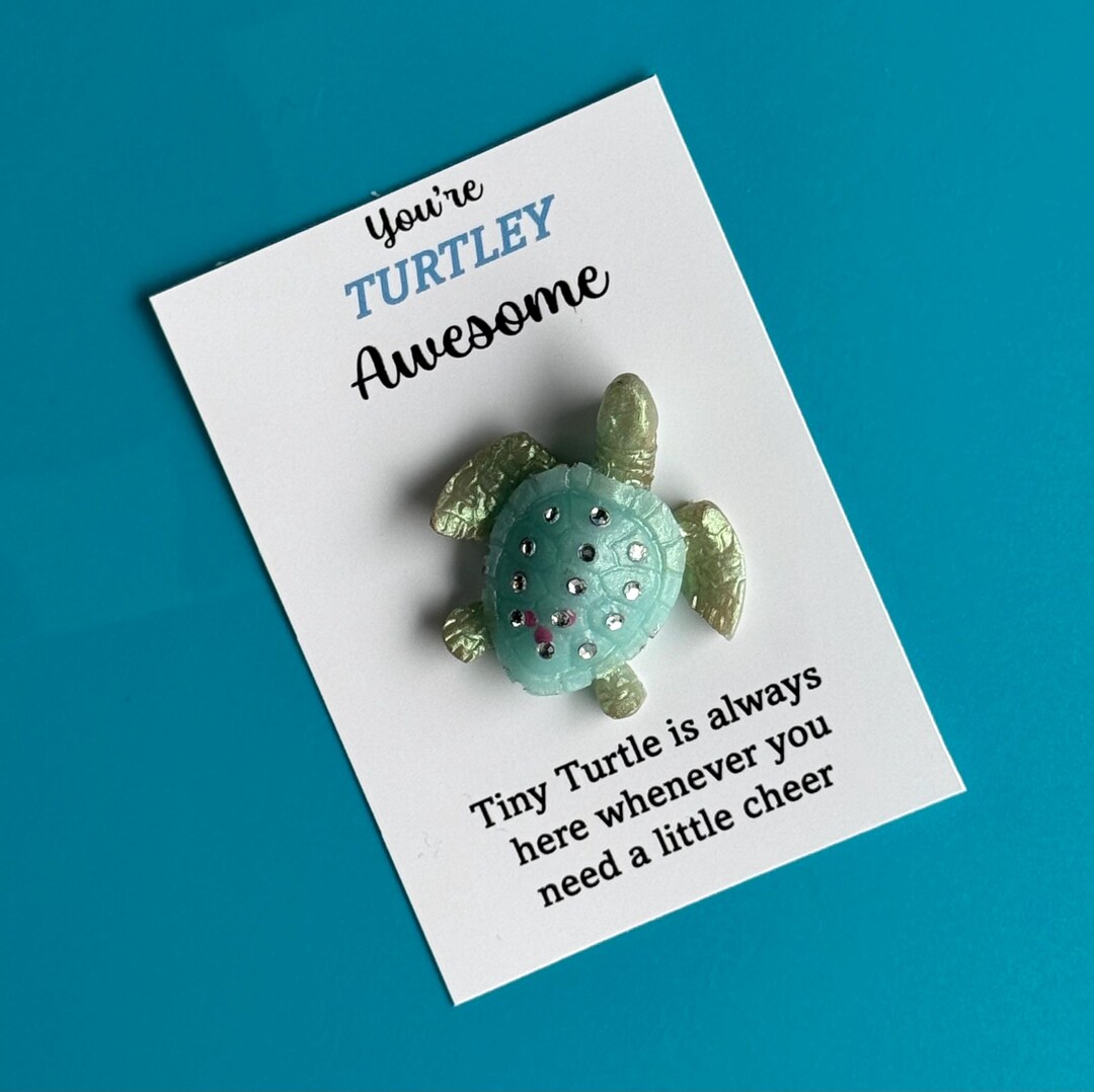 Bedazzled Turtle Pocket Hug - Etsy