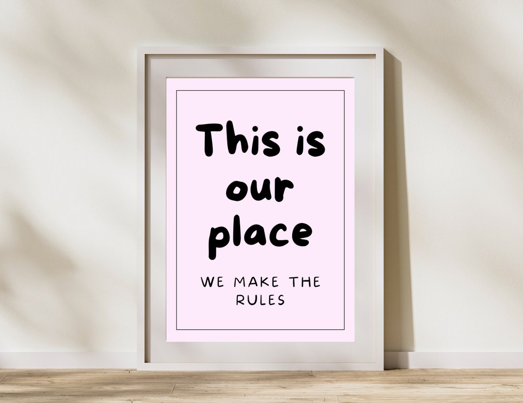 Taylor Swift: This is Our Place We Make the Rules Instant Download Art ...