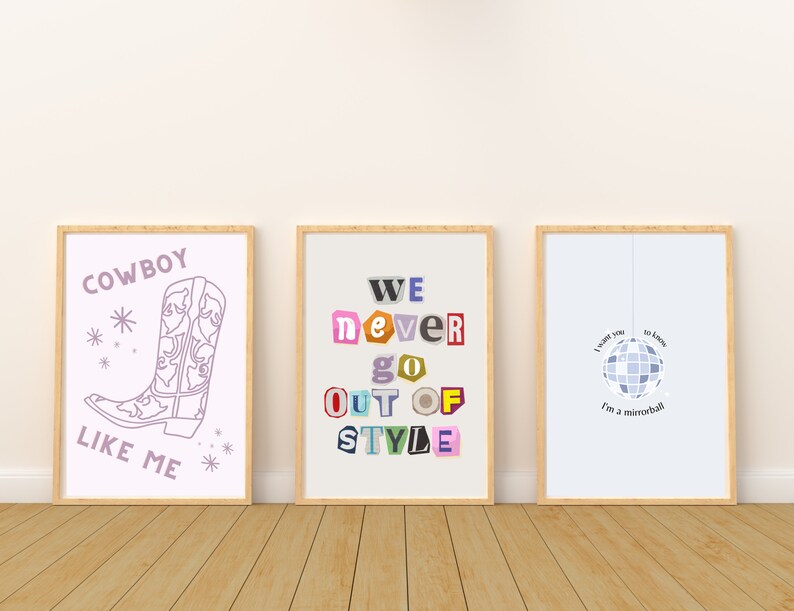 Taylor Swift Wall Art Digital Download Wall Art, Style Lyrics, 1989 ...