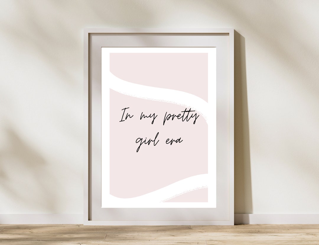 Pretty Girl Era Print Digital Download, Printable, Digital Print, Art ...