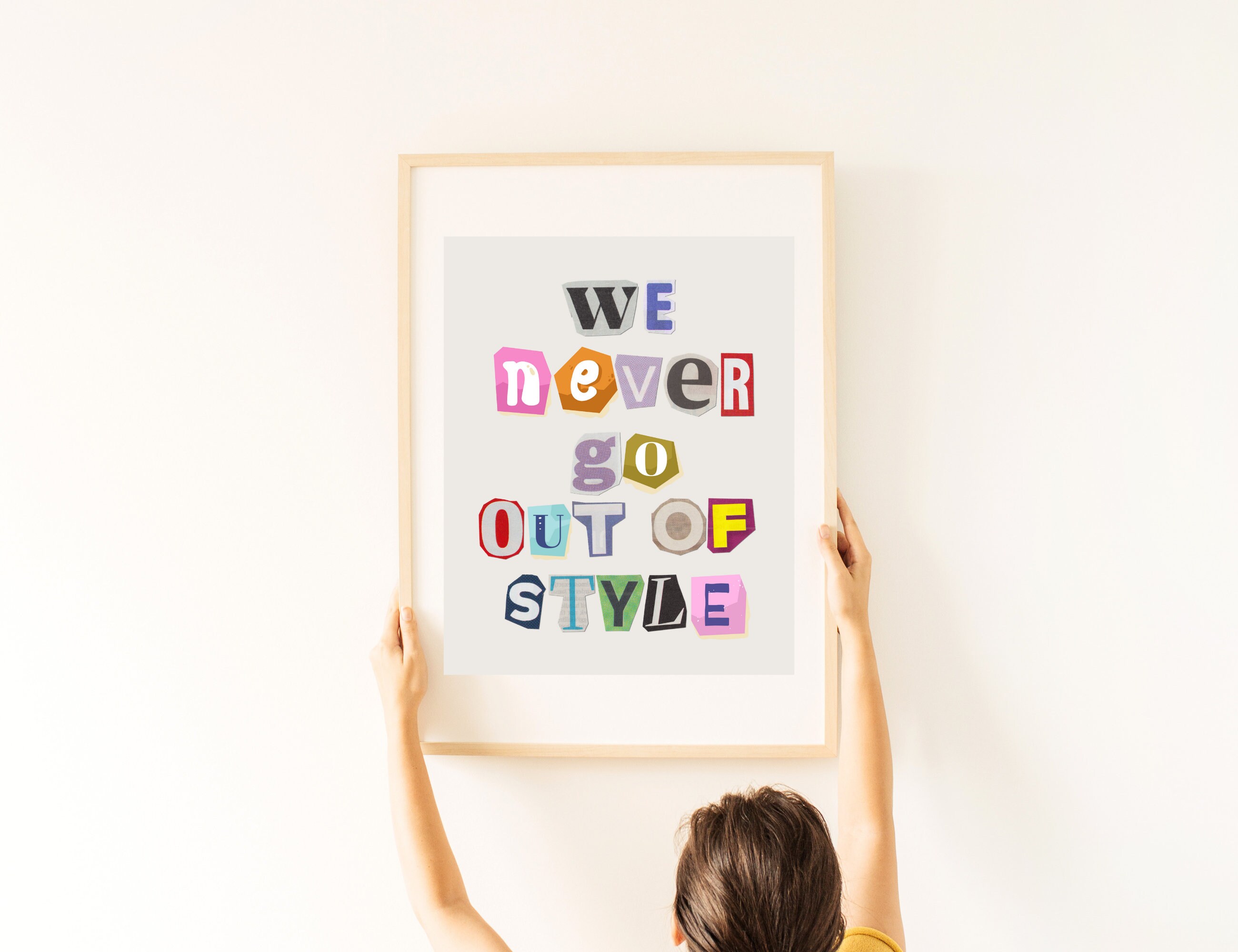 Taylor Swift Wall Art Digital Download Wall Art, Style Lyrics, 1989 ...