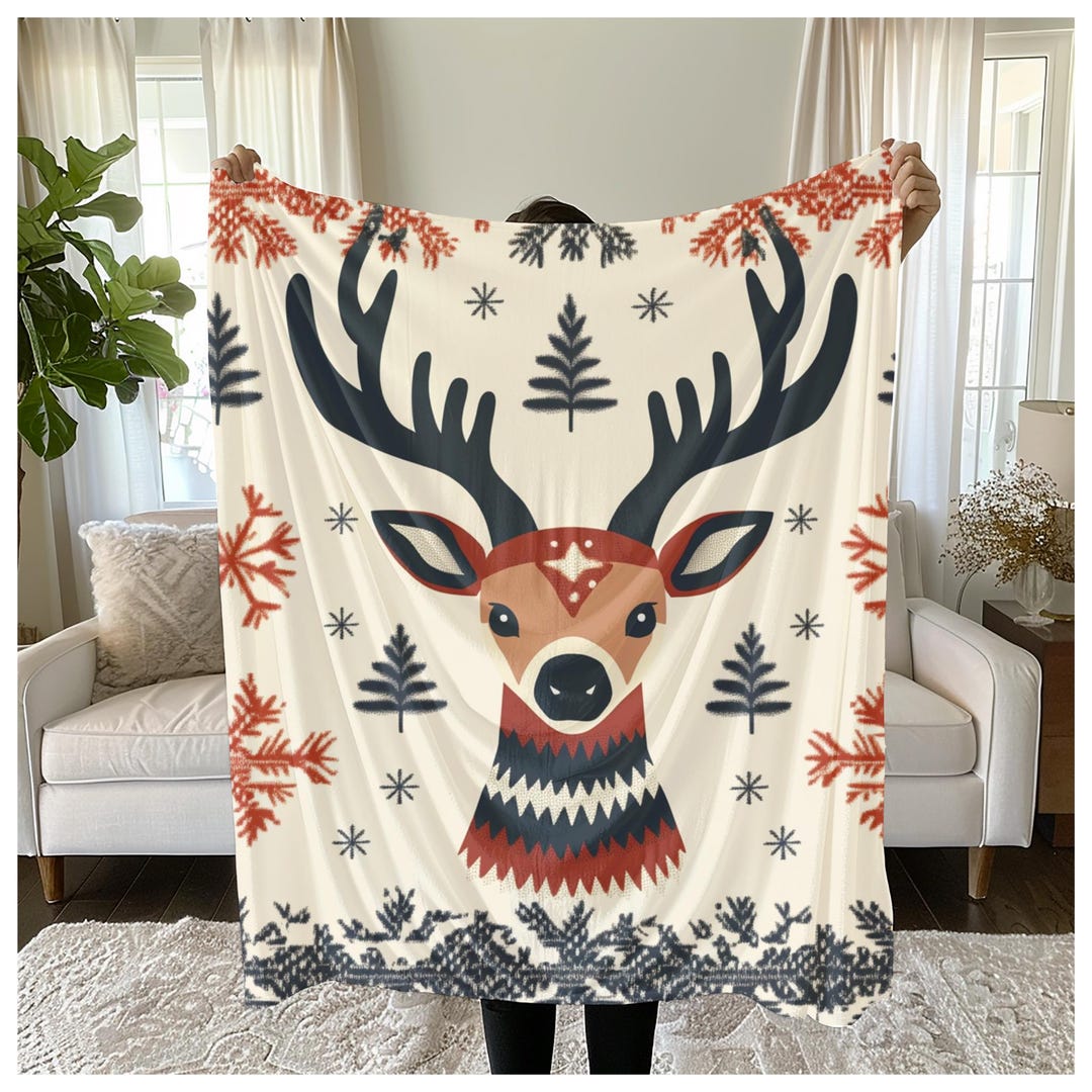 Scandinavian Style Crushed Velvet Blanket, Luxury Throw Blanket ...