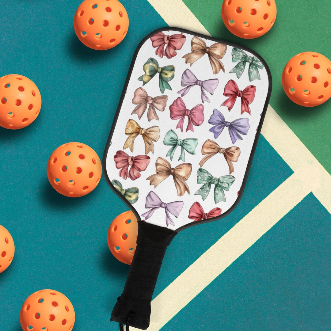 Coquette Bows Pickleball Kit, Girly Pickleball Set, Pickleball ...