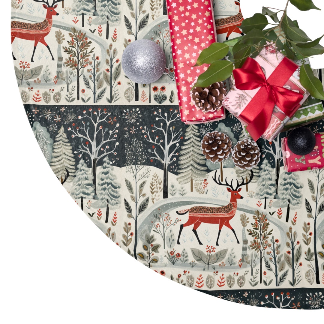 Scandinavian Christmas Tree Skirts, Scandinavian Christmas Holiday ...