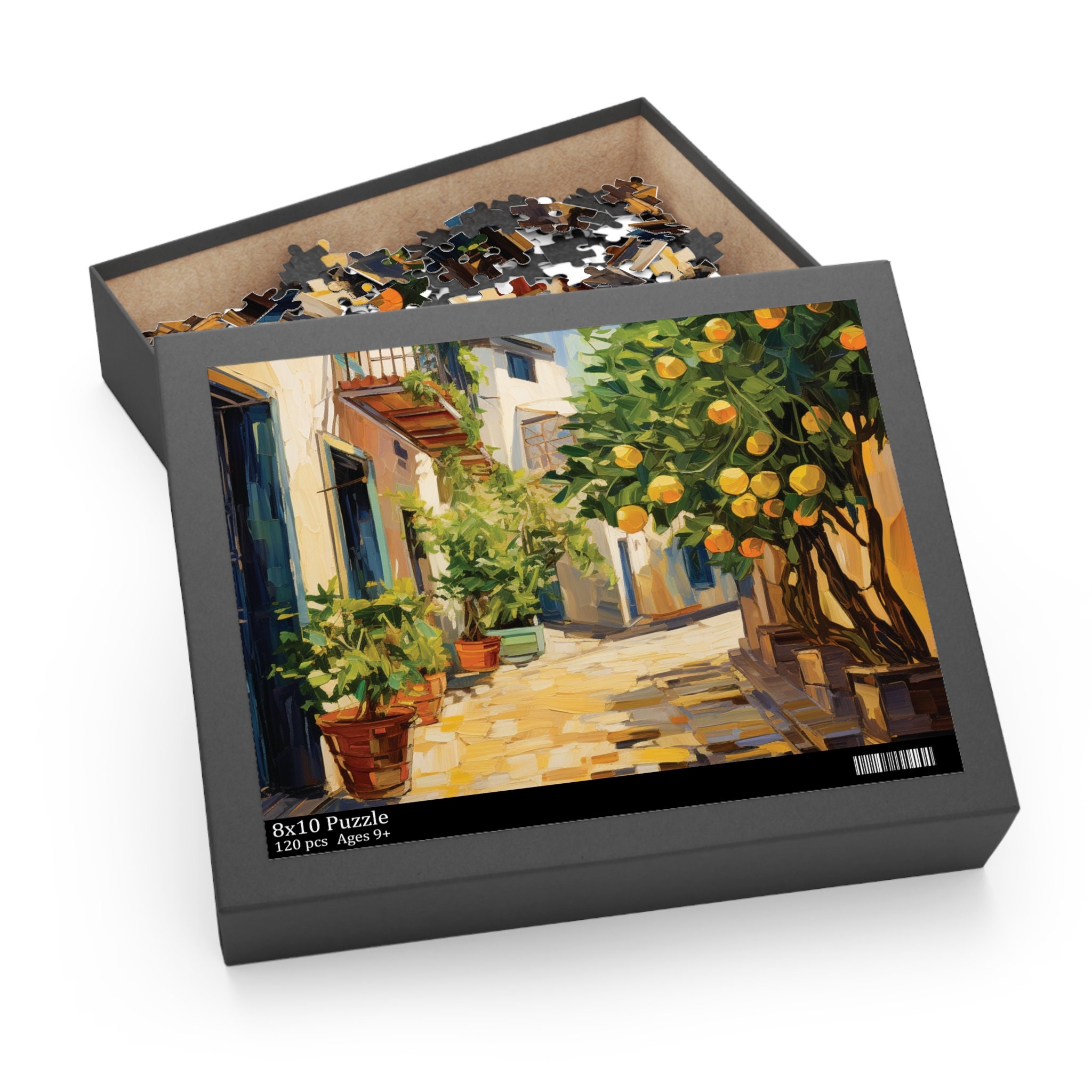 Lemon Trees in the Alley Puzzle 120, 252, 500-piece, Italian Inspired ...