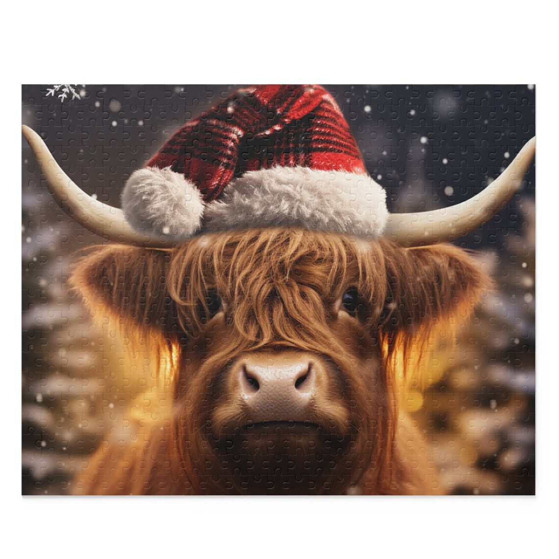 Highland Cow Puzzle 120, 252, 500-piece, Family Game Night Puzzle, Mini ...