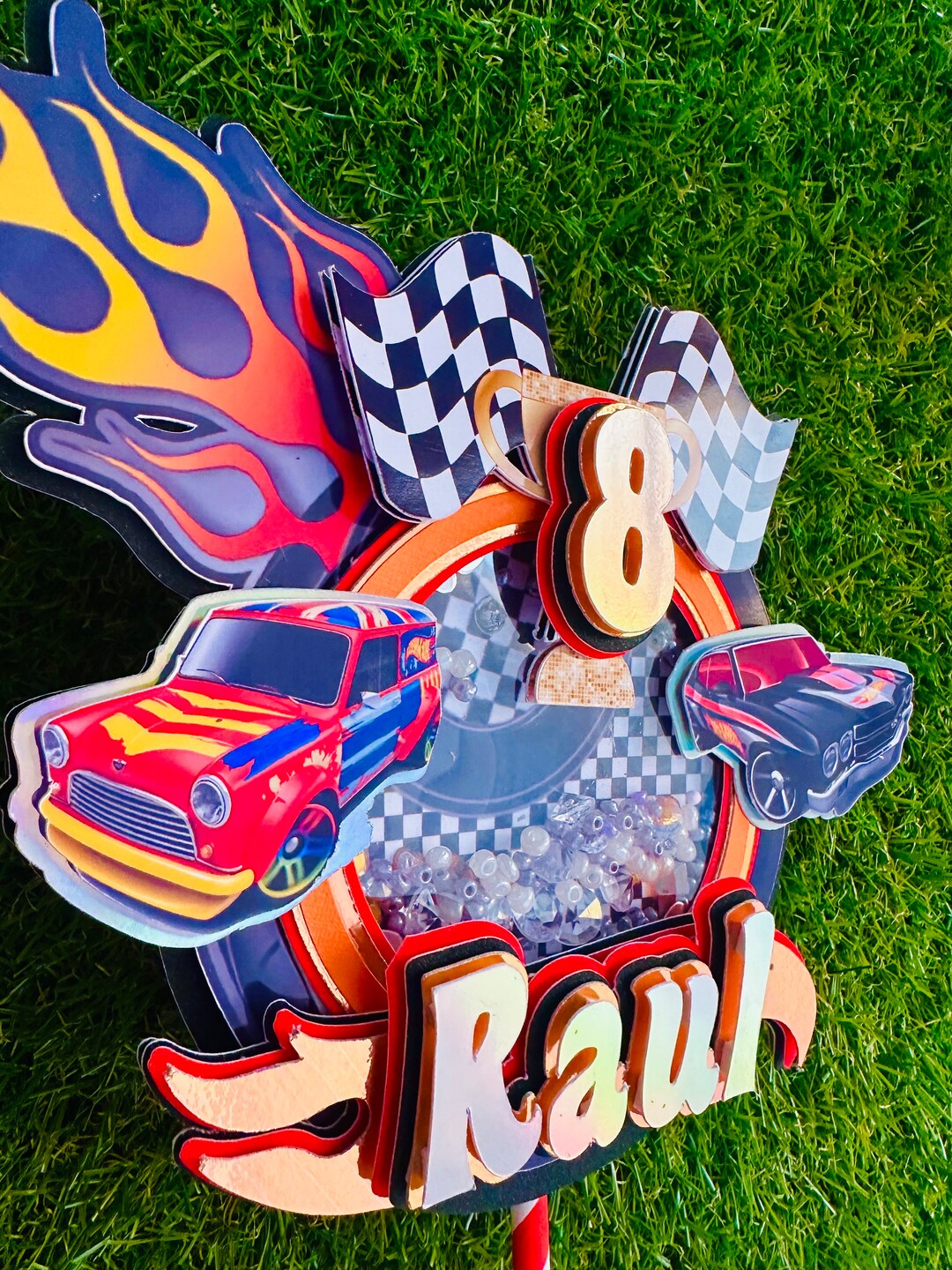 Hot Wheels Cake Topper Personalized Topper - Etsy UK