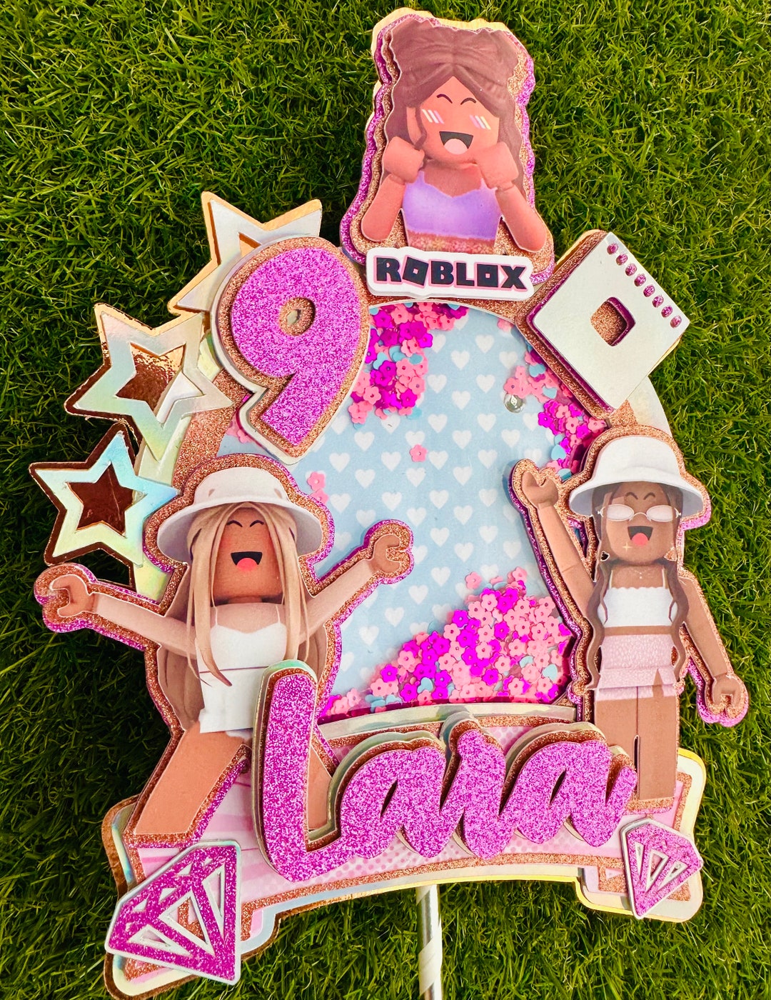 Roblox Cake Topper With Led Flashing Light We Can Create for Any ...