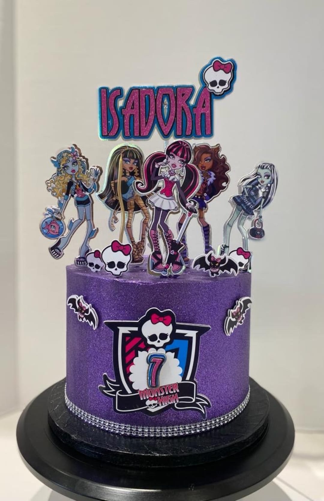 Monster High Cake Topper With Led Flashing Light - Etsy
