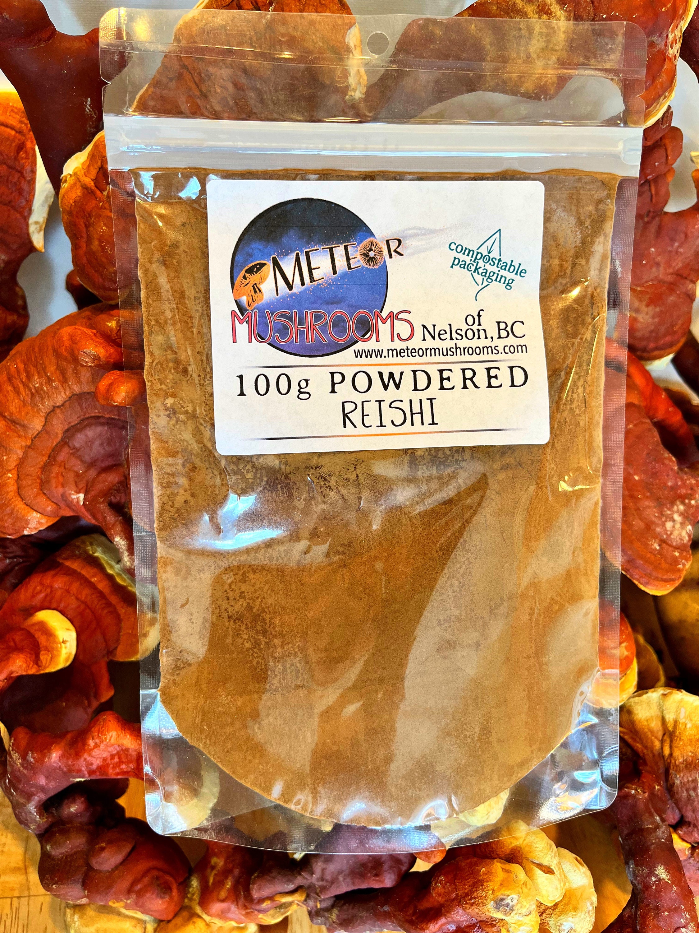 Reishi Mushroom Powder 100g - Etsy