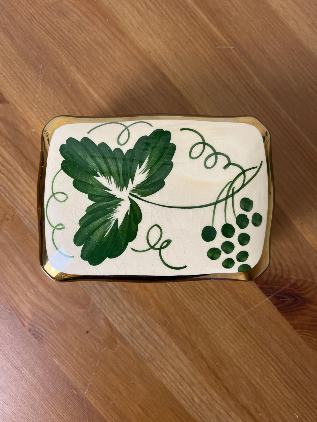 Vintage Harvest Wade Ware Pottery Container / Catchall / Vintage / Home ...