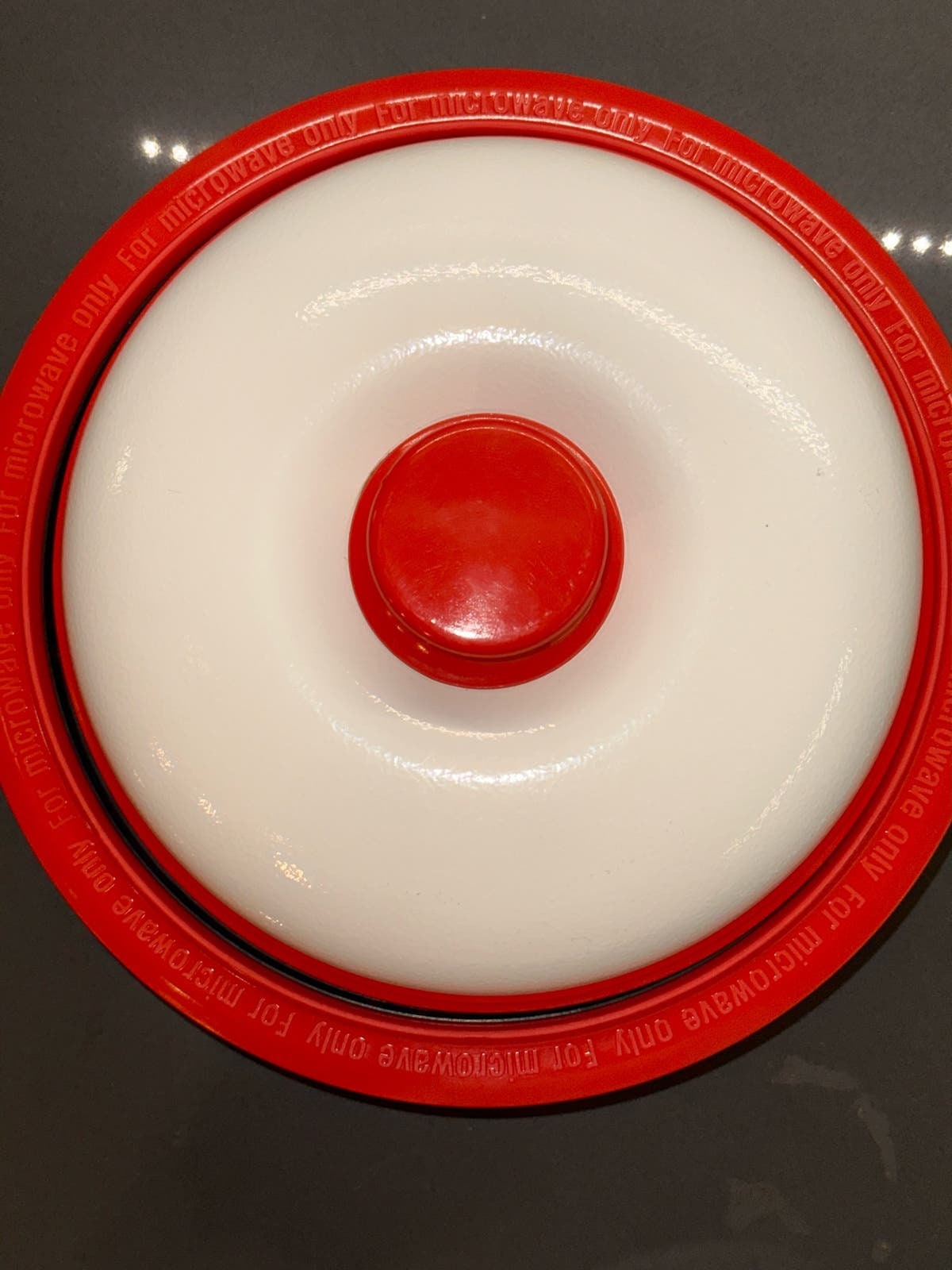 Rangemate Red Multi Cooker Microwave Silicone Grill Steam Plate ...