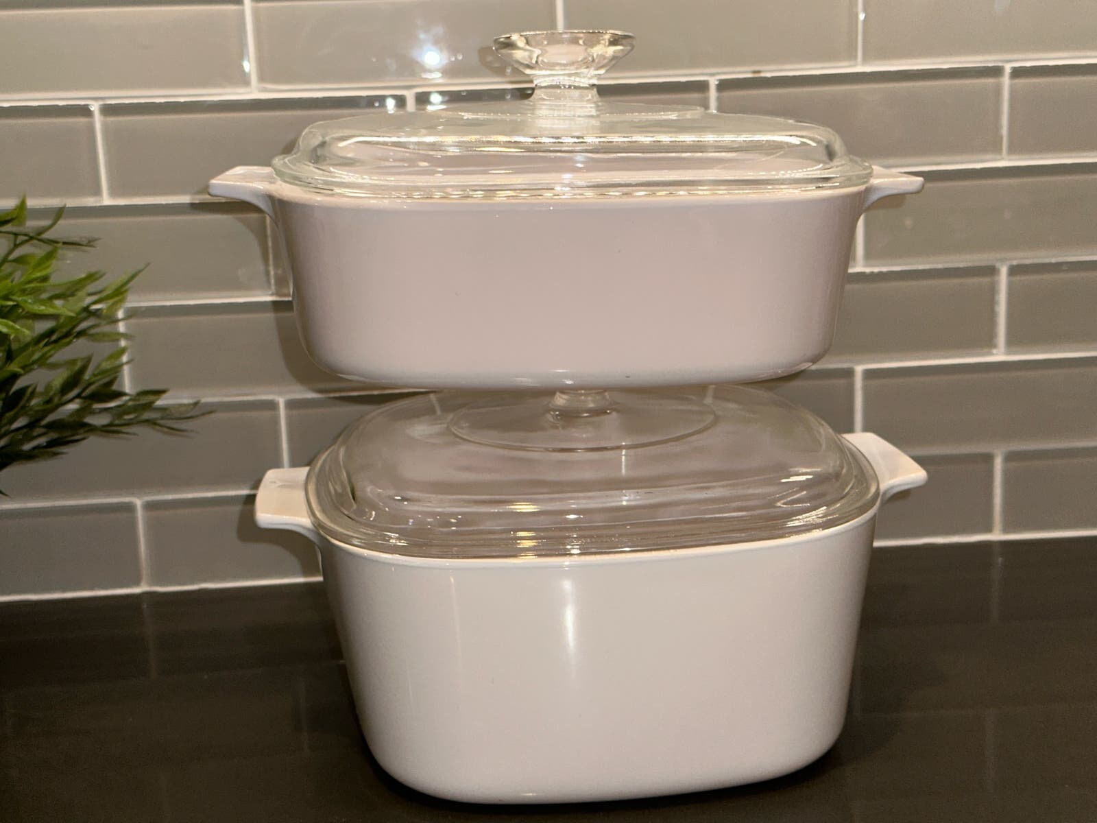 Vintage Corningware All White Set A2B A3B - Etsy