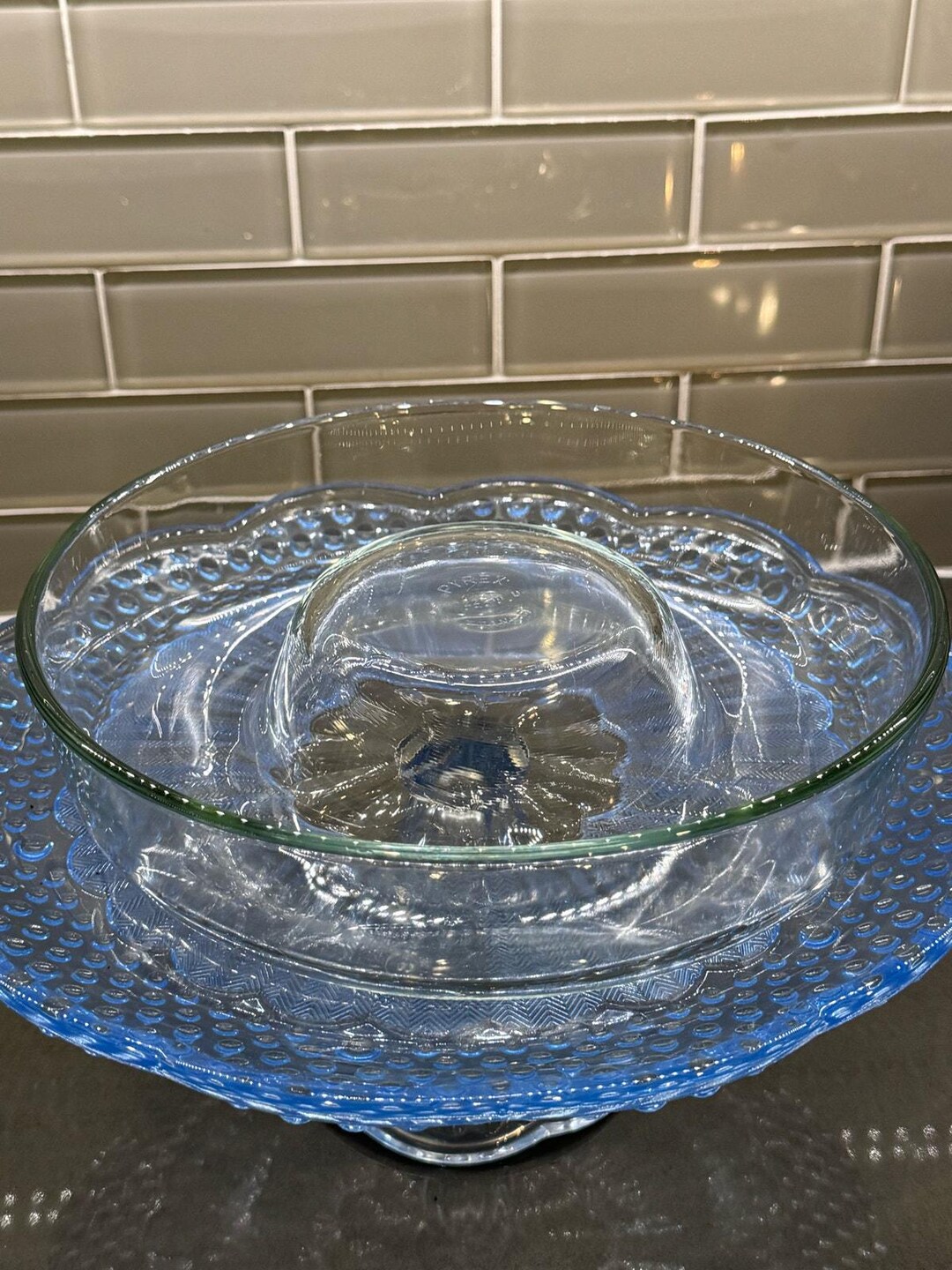 Vintage M-42 Pyrex France 22cm Patisserie Pastry Bundt/cake Pan Jello ...