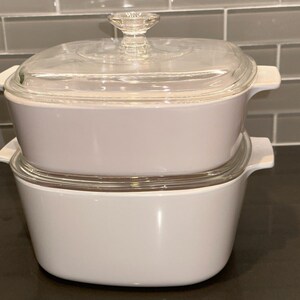 Vintage Corningware All White Set A2B A3B - Etsy