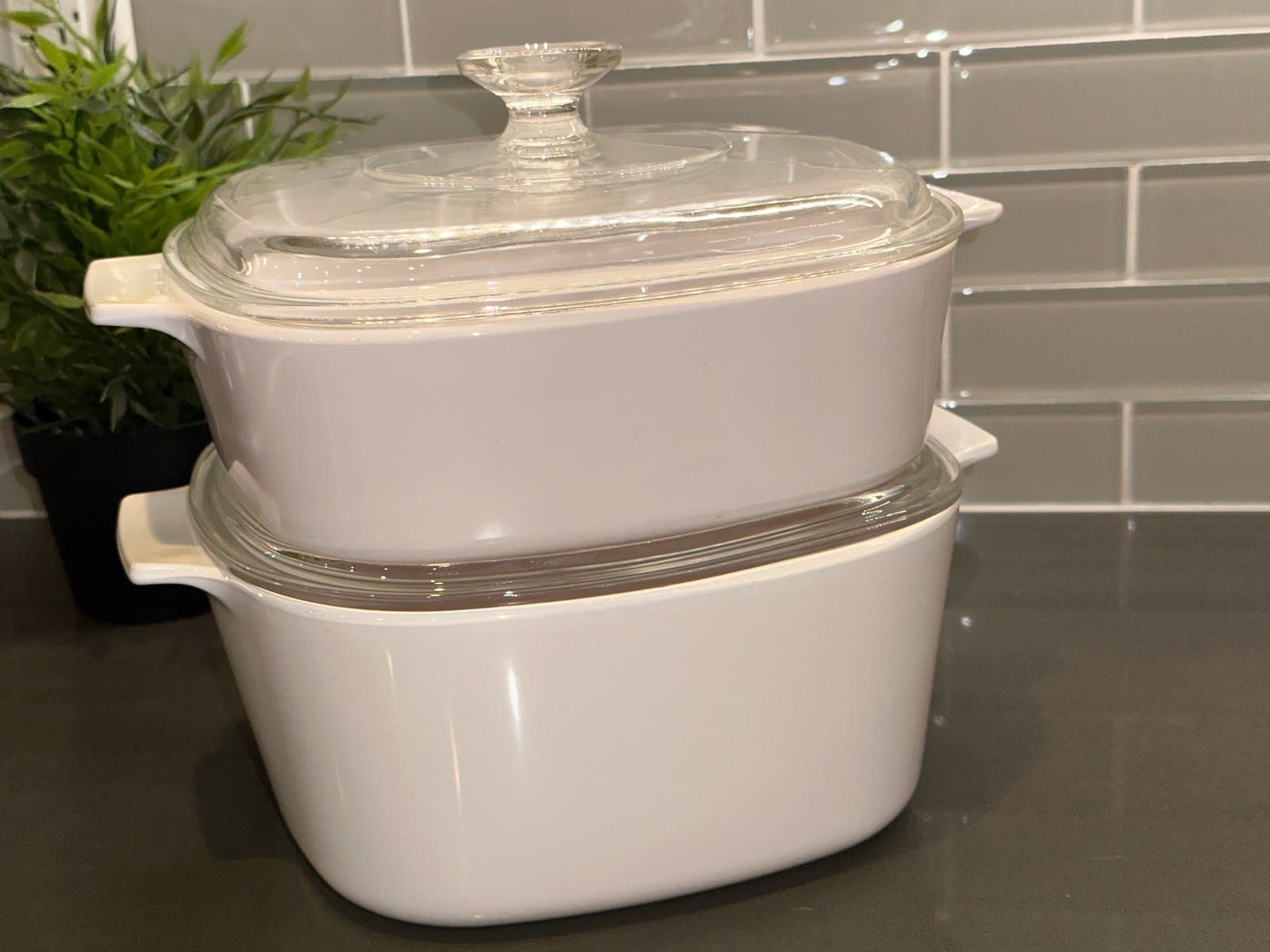 Vintage Corningware All White Set A2B A3B - Etsy