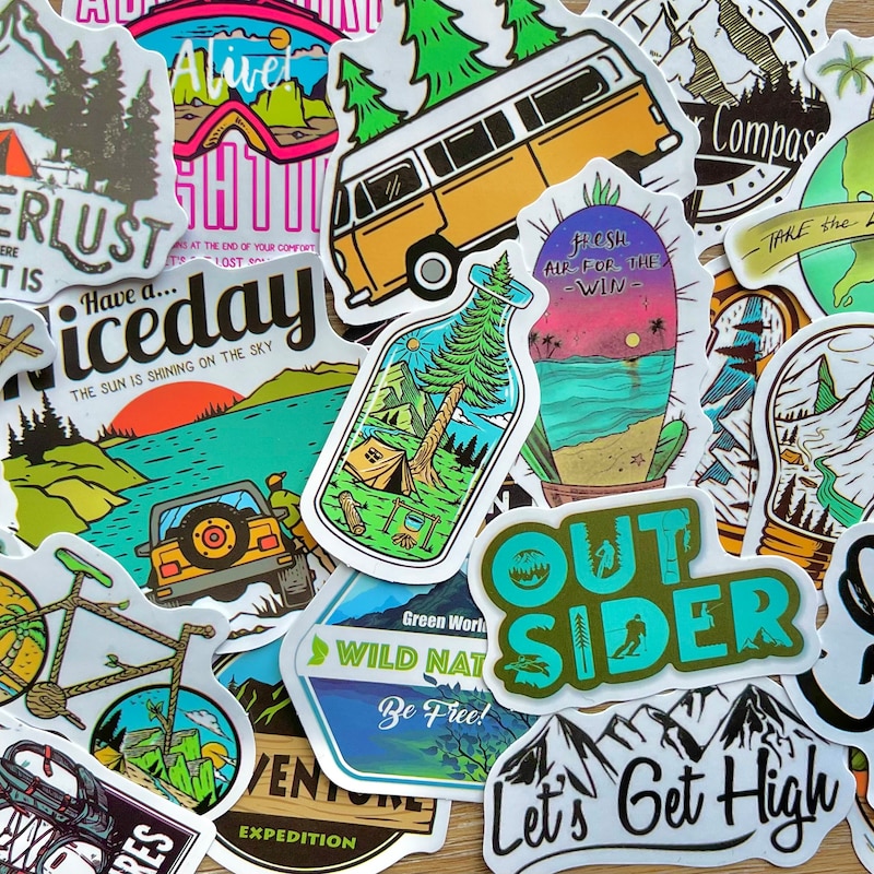 Nature Stickers - Etsy