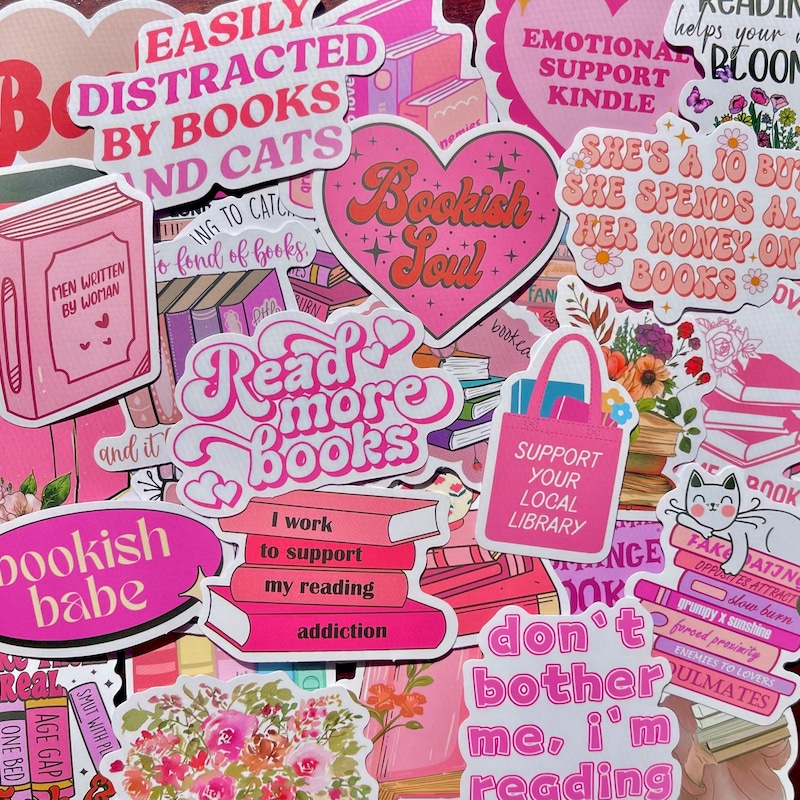 Book Stickers - Etsy