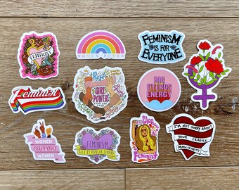 Feminist Women Rights Sticker Pack - Etsy