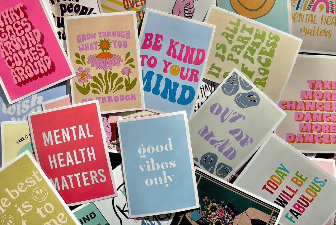 Mental Health Awareness Stickers - Etsy