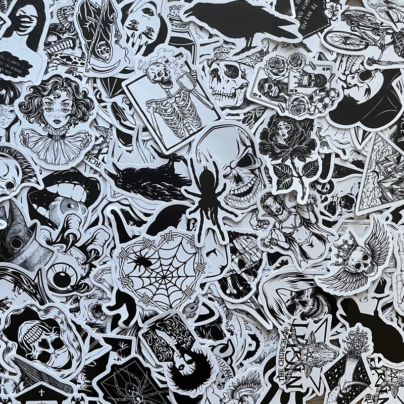 Goth Stickers - Etsy