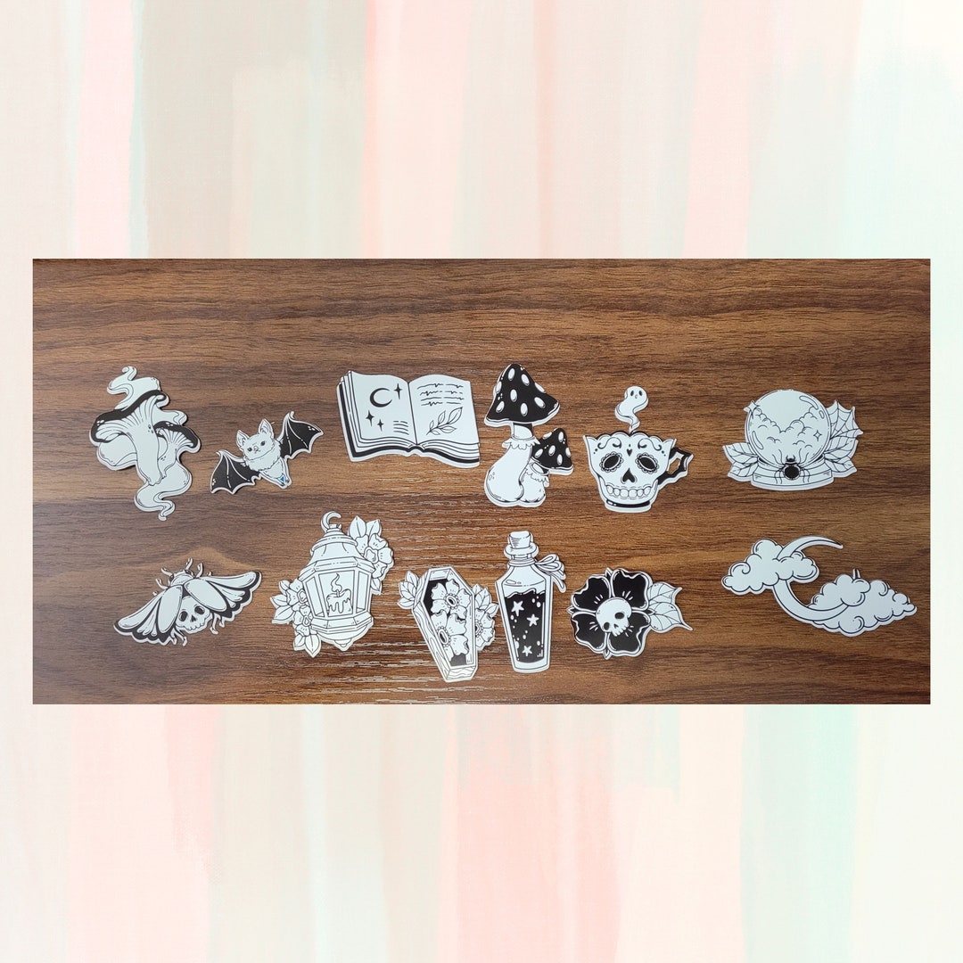 Black Goth Stickers Cute Stickers Pastel Goth Goth Stickers Gothic ...