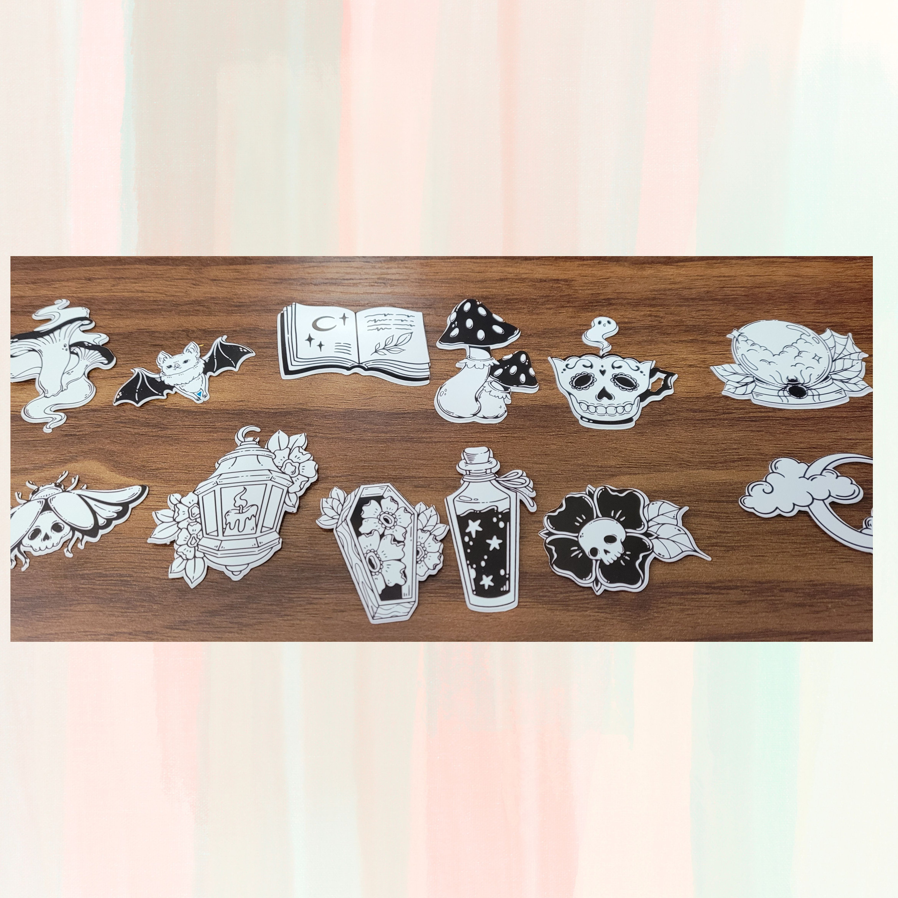 Black Goth Stickers Cute Stickers Pastel Goth Goth Stickers Gothic ...