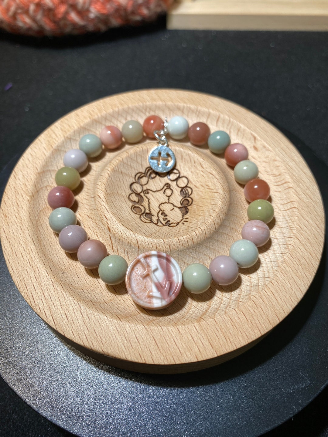 Medori's Jewelry | Alashan Agate Bracelet | Natural Gemstone Bead ...