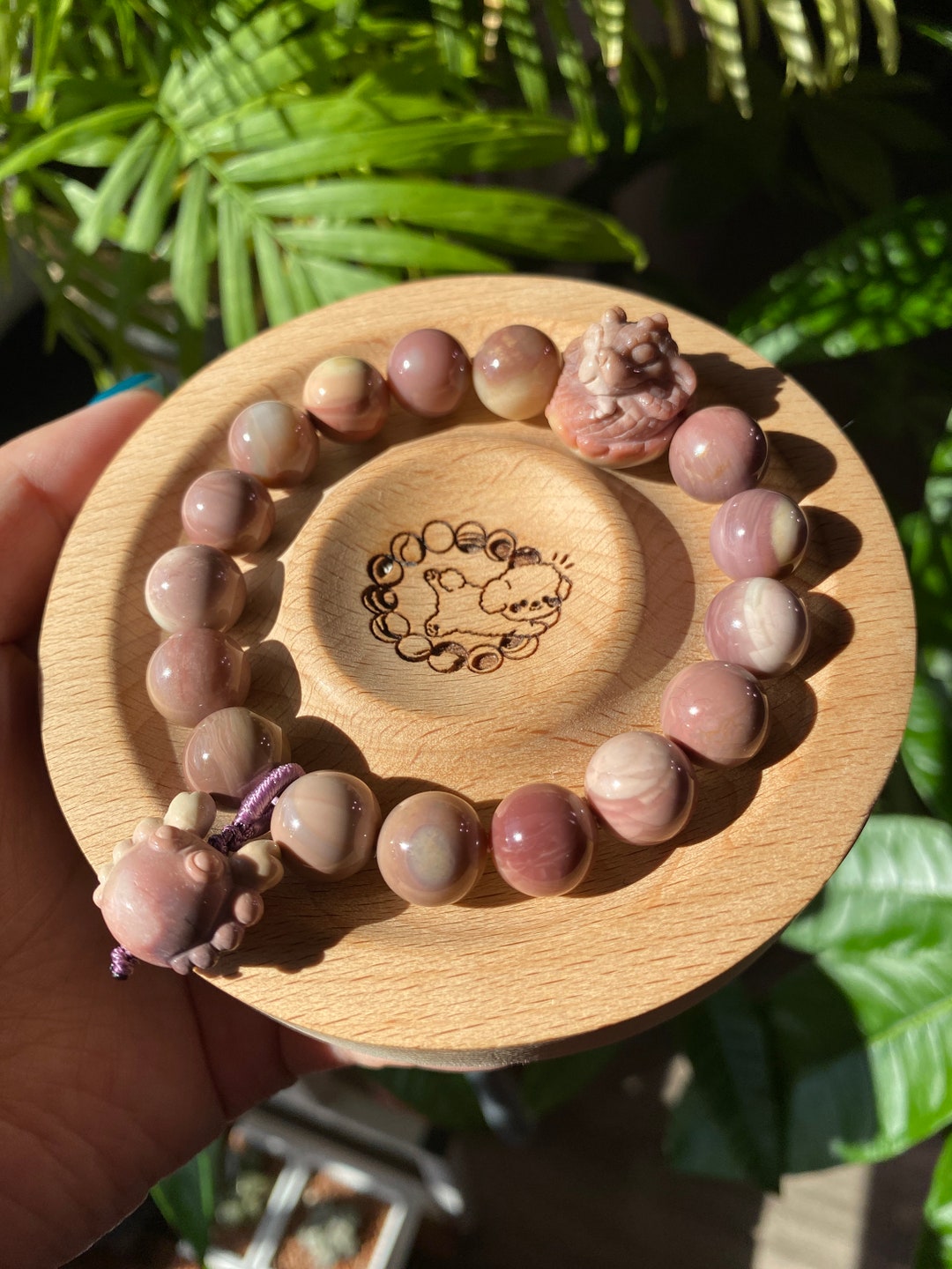 Medori's Jewelry | Alashan Agate Bracelet | Natural Gemstone Bead ...