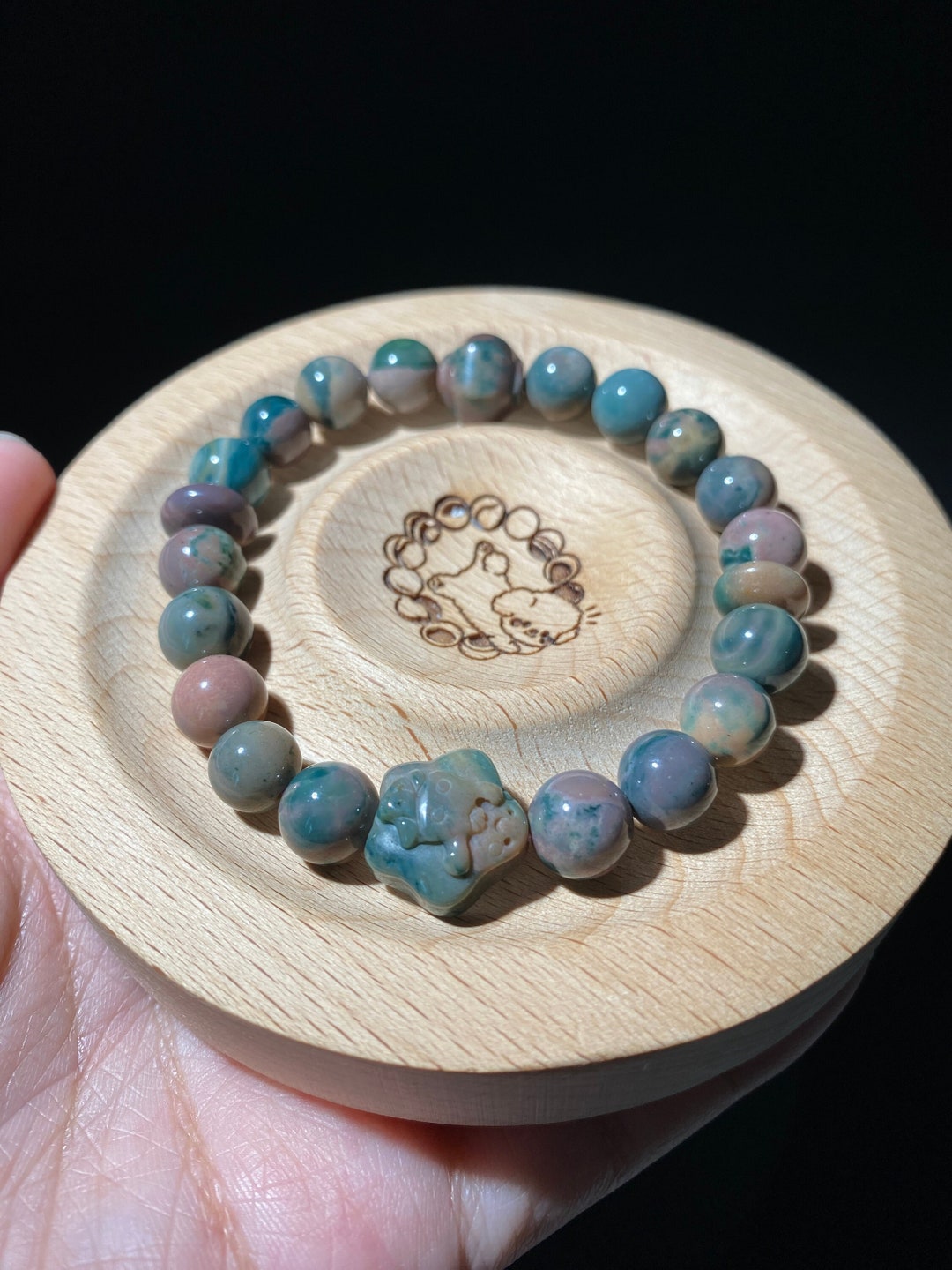 Medori's Jewelry | Alashan Agate Bracelet | Natural Gemstone Bead ...
