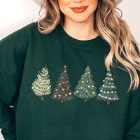 Christmas Tree Sweater, Christmas Trees, Christmas Sweater, Pine Tree ...