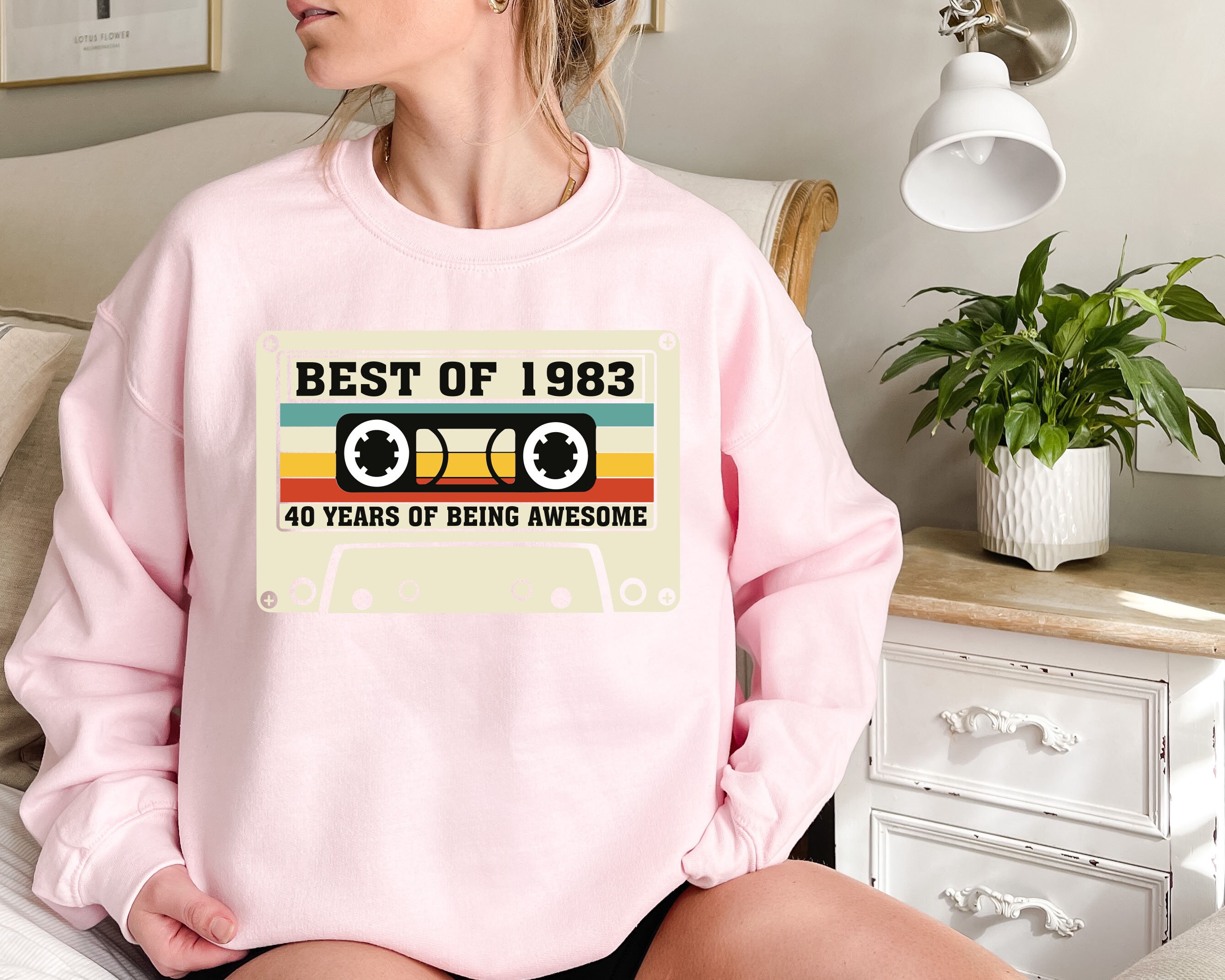 Best of 1983 Sweatshirt,best of 1983 Birthday Sweater,retro Cassette ...