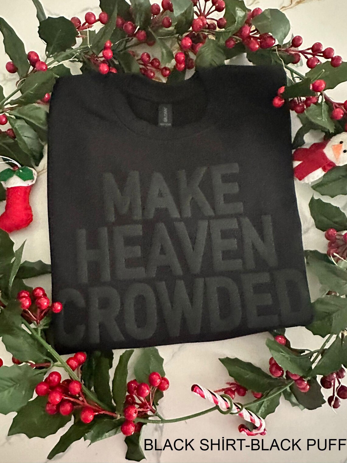 Make Heaven Crowded Unisex Christian Sweater,christian Clothing,bible ...