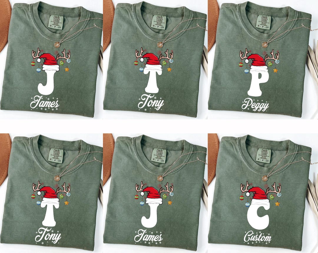 Custom Family Christmas Shirts, Matching Family Christmas Tshirts ...