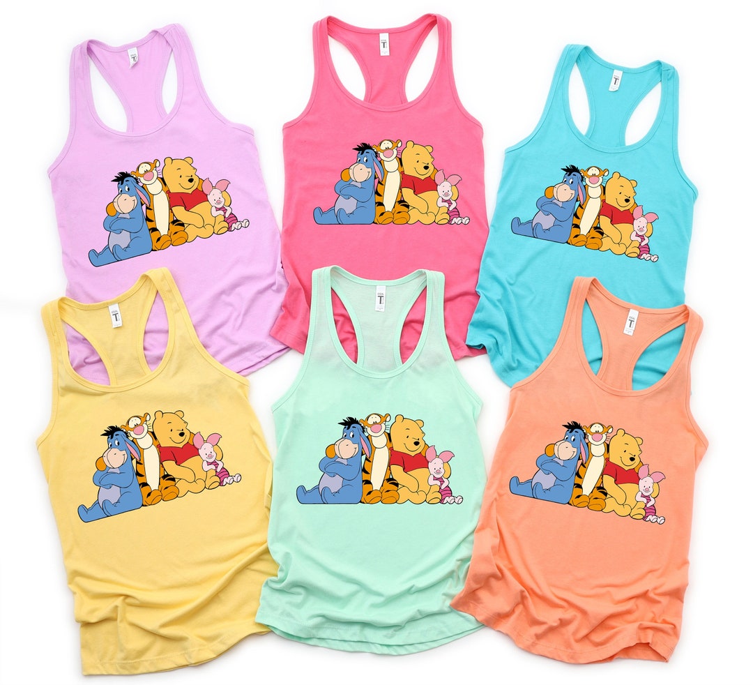 Winnie the Pooh Friends Tank Top, Disney Winnie the Pooh Tank,pooh the ...
