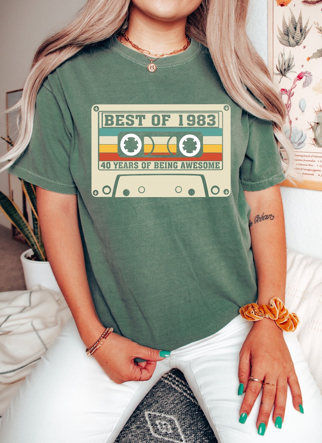 Comfort Colors Best of 1983 Tshirt,best of 1983 Birthday Shirt,retro ...