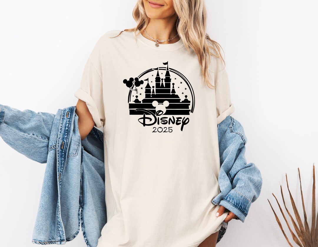 Disney Family Trip 2025 Shirt, Custom Disney Trip T-shirt, Disney Castle 2025 Shirts, Disney ...