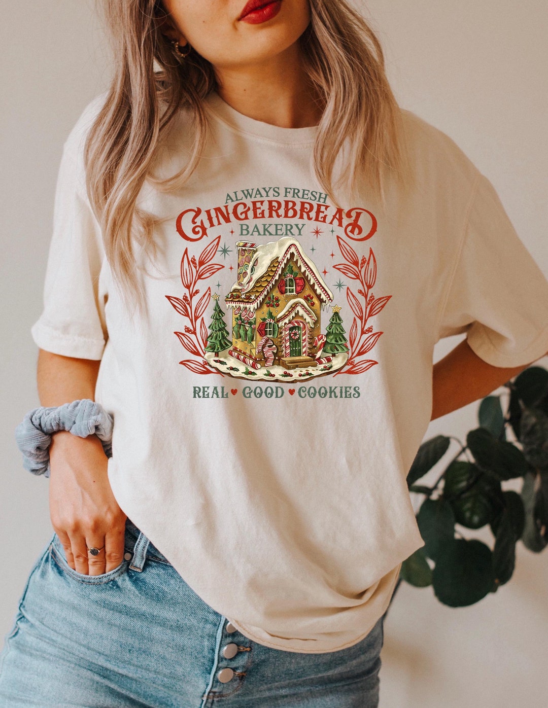 Always Fresh Gingerbread Bakery Shirts,christmas Shirt,real Good ...
