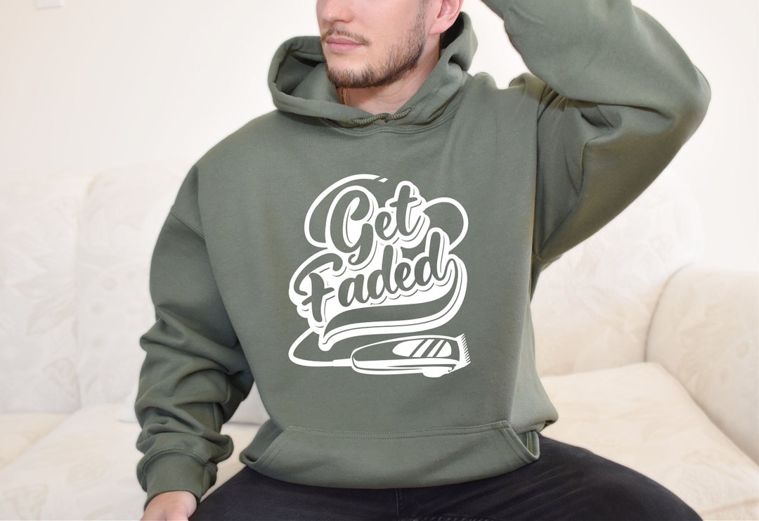 Get Faded Hoodie, Vintage Barber Hoodie, Barber Sweatshirt, Barber T ...